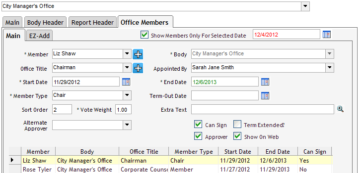 Adding a New Office Member | Granicus Support