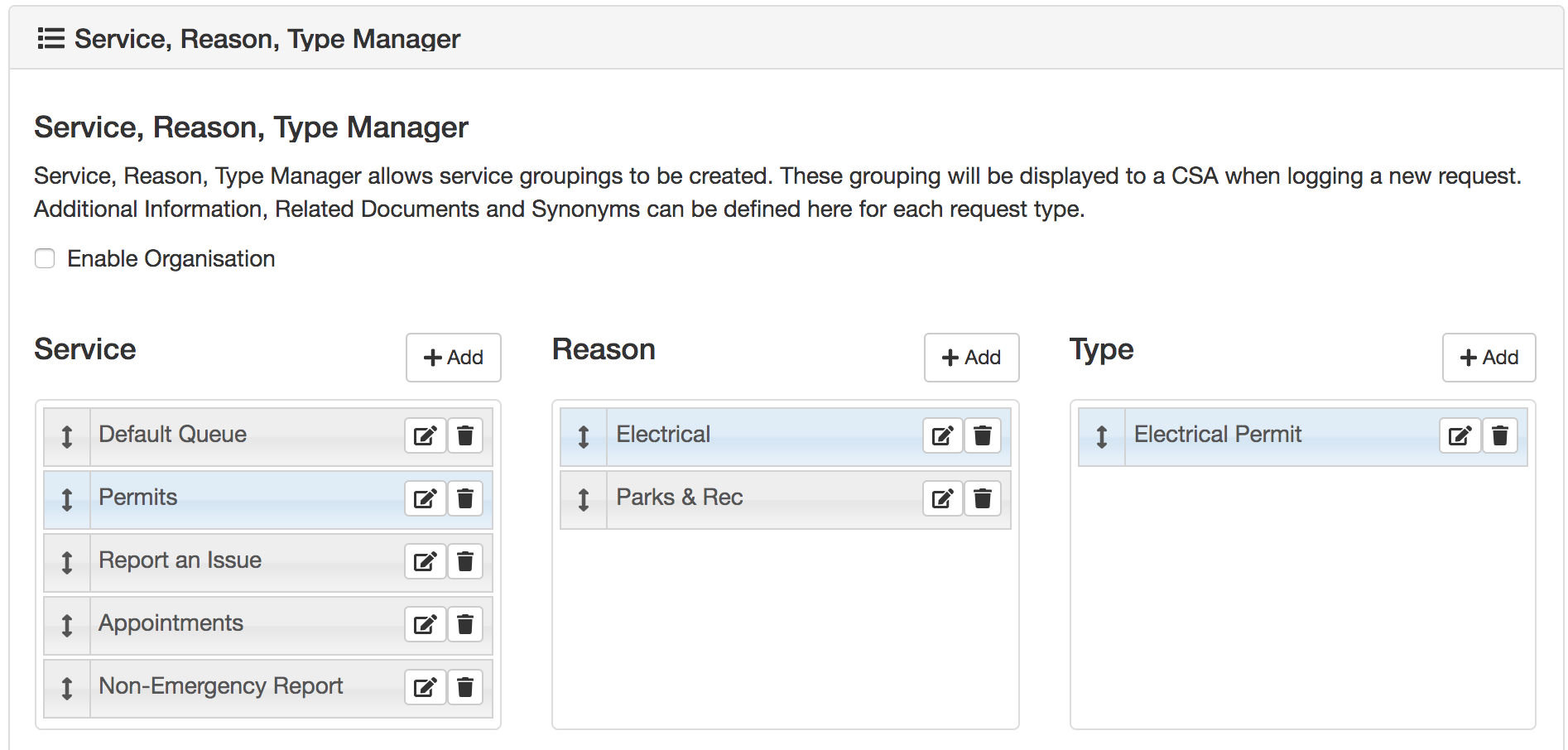 Customer Service Hub Settings | Granicus Support