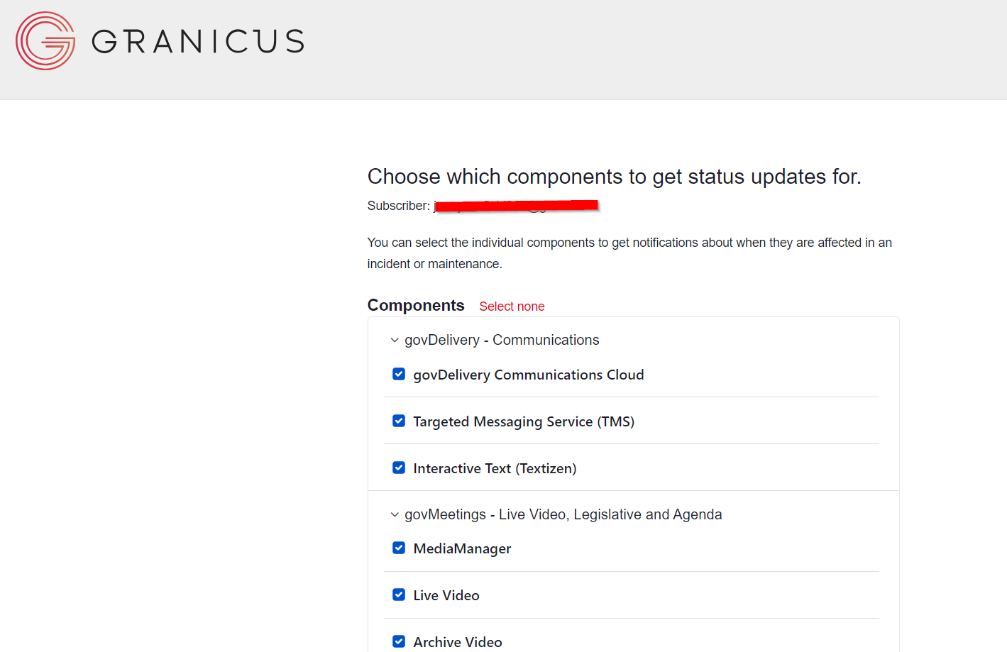 System Status and Platform Announcements | Granicus Support