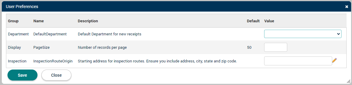 Inspection Route | Granicus Support