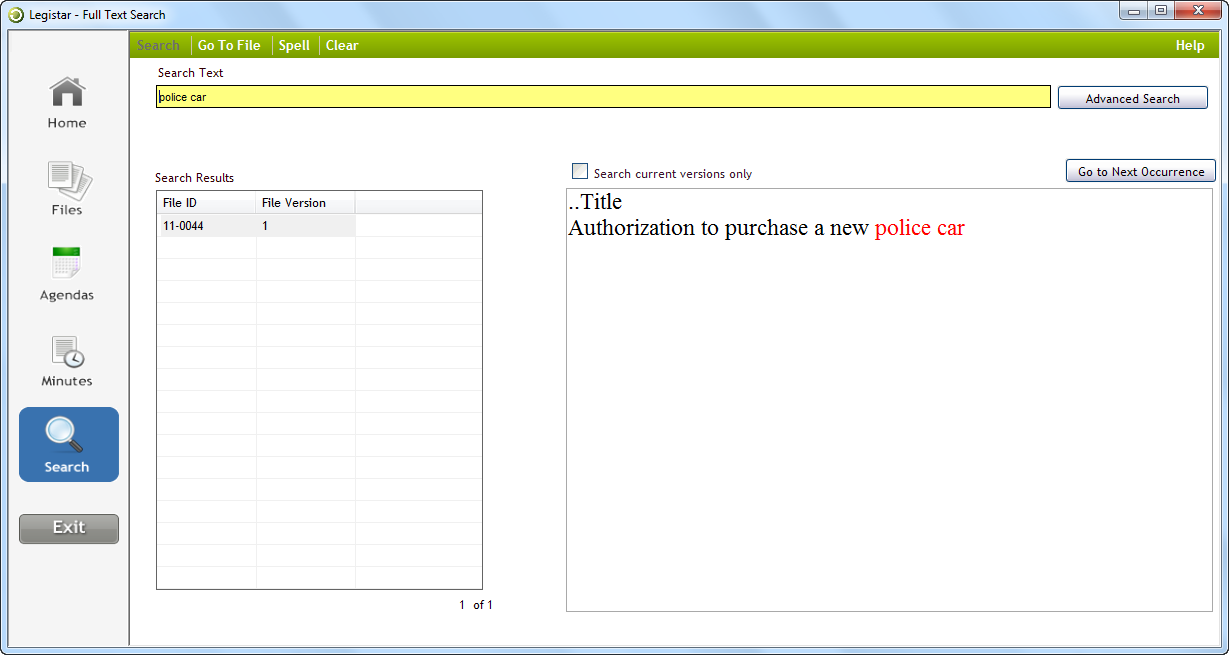 Legistar Menus and Modules | Granicus Support