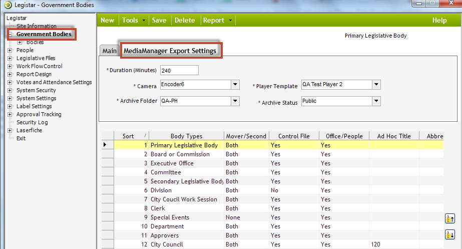 Admin Setup for Meeting Manager | Granicus Support
