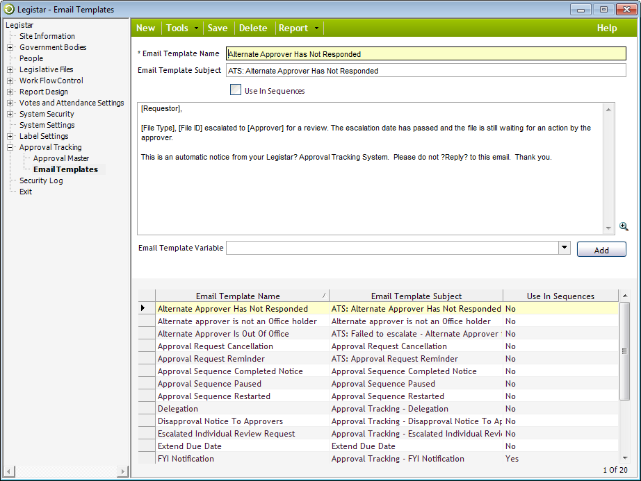 Viewing and Adding Email Templates | Granicus Support