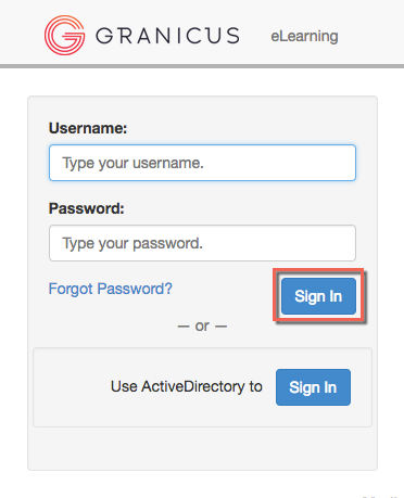 Logging in to Peak | Granicus Support