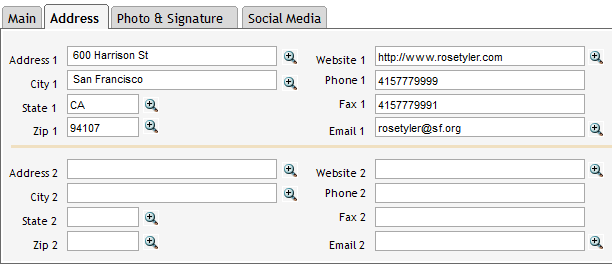 Adding an Address and Contact Details | Granicus Support