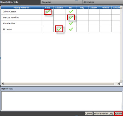Combining the Motion and Vote Workflows | Granicus Support