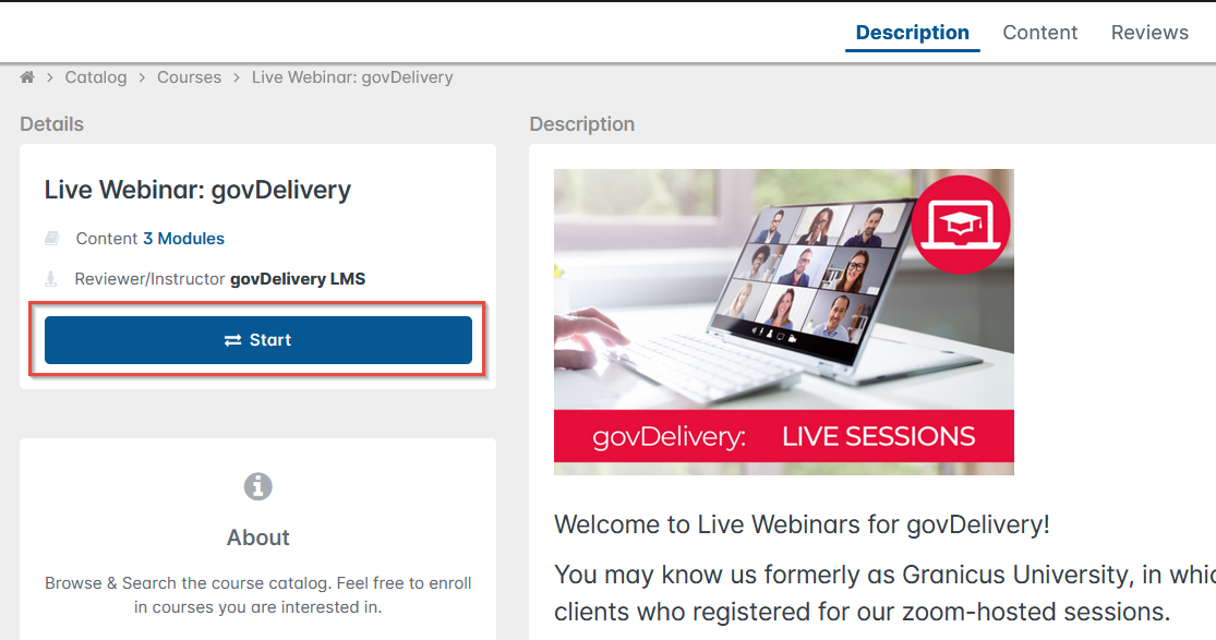 Granicus Training: Courses & Sessions | Granicus Support