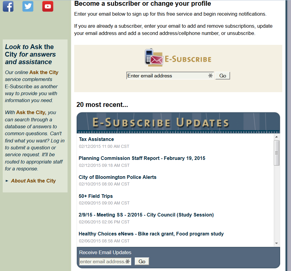 Publishing a Message Feed to your Site | Granicus Support