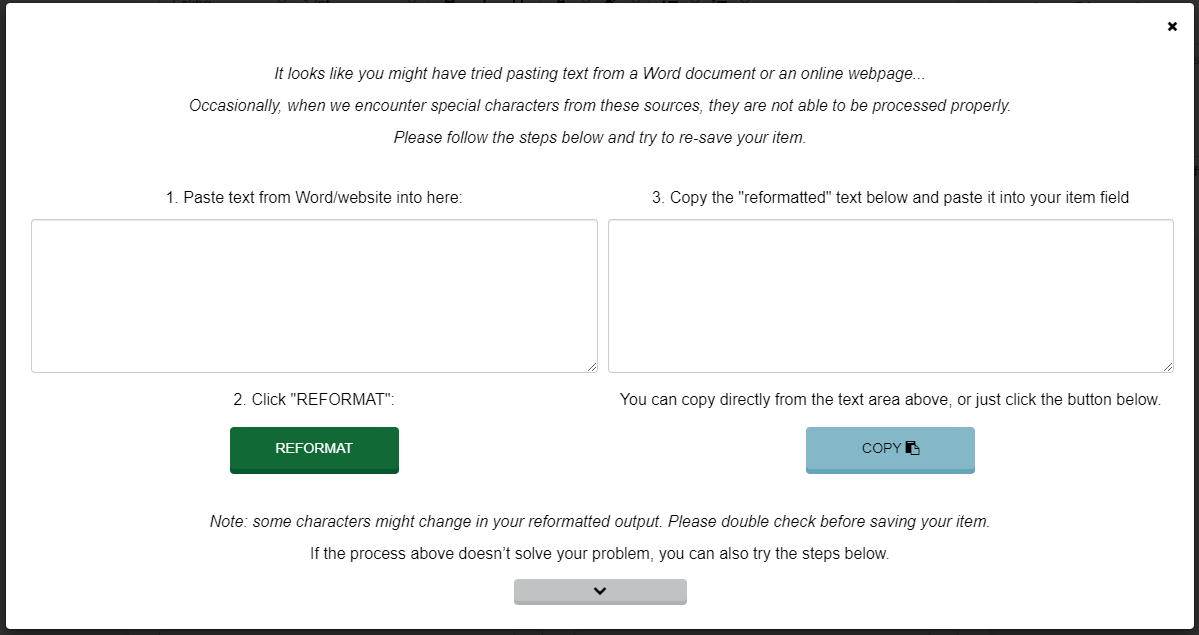 Peak Rich Text Editor Best Practices | Granicus Support