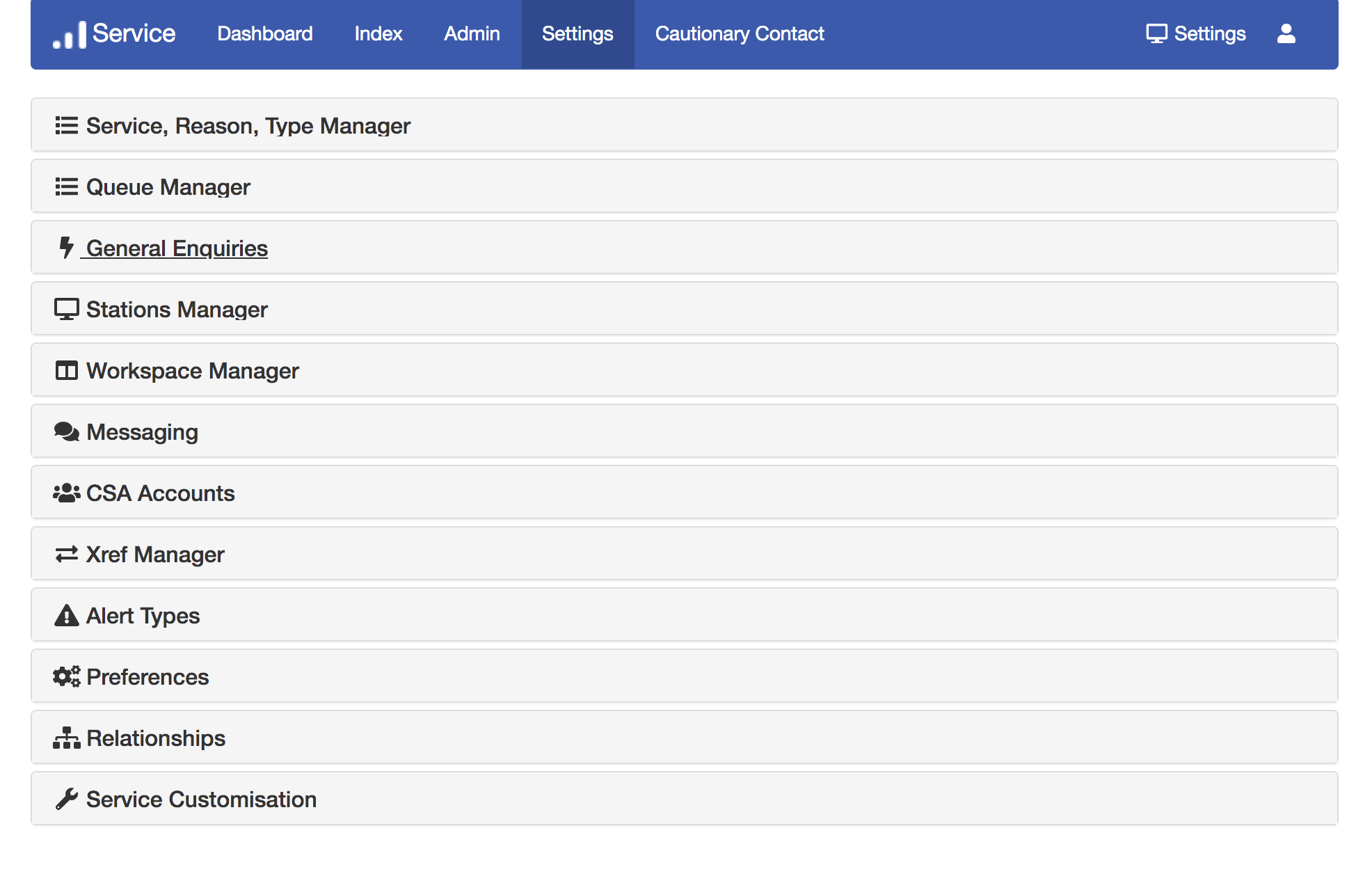 Customer Service Hub Settings | Granicus Support
