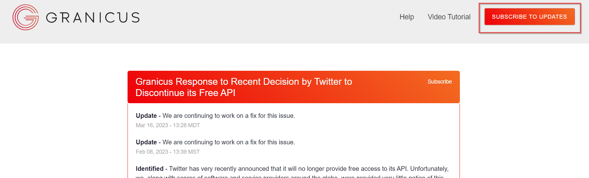 System Status and Platform Announcements | Granicus Support