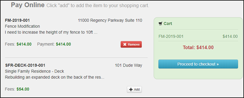 Paying Permit Fees Online | Granicus Support