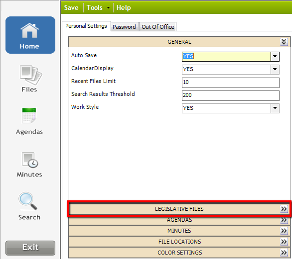 Local Settings | Granicus Support