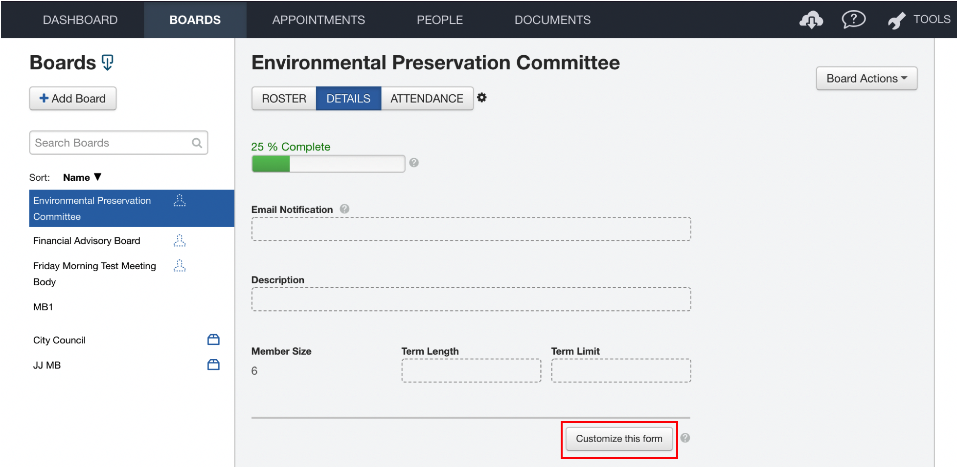 Creating Board Detail Triggers for Custom Emails | Granicus Support