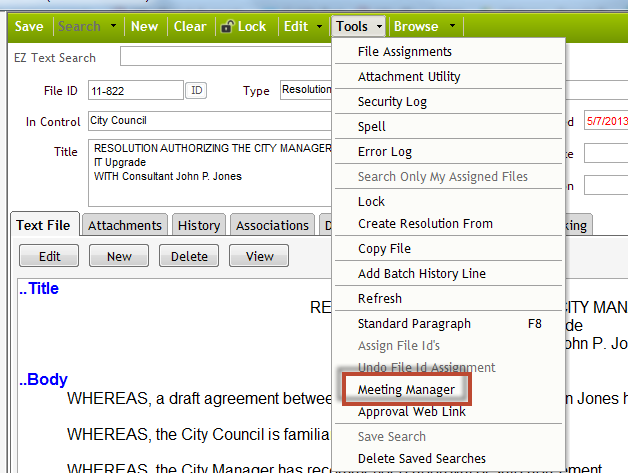 Getting Started in Meeting Manager | Granicus Support