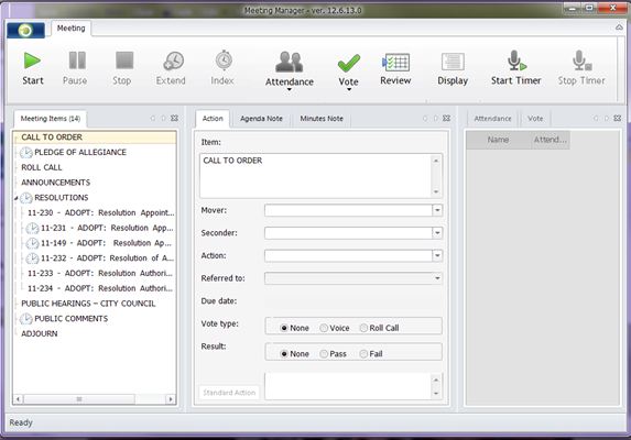 Getting Started in Meeting Manager | Granicus Support