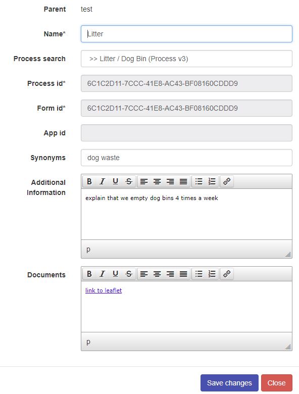Guide: Populating More Info and Print Docs tabs | Granicus Support