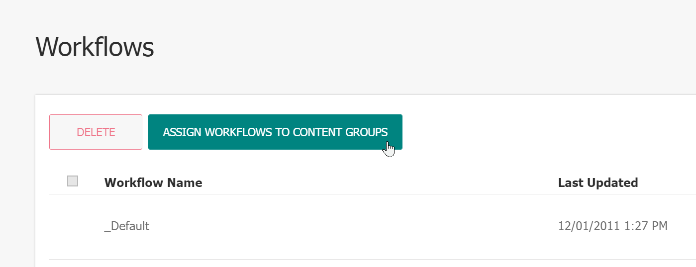 How to Change Workflows for a Content Group | Granicus Support