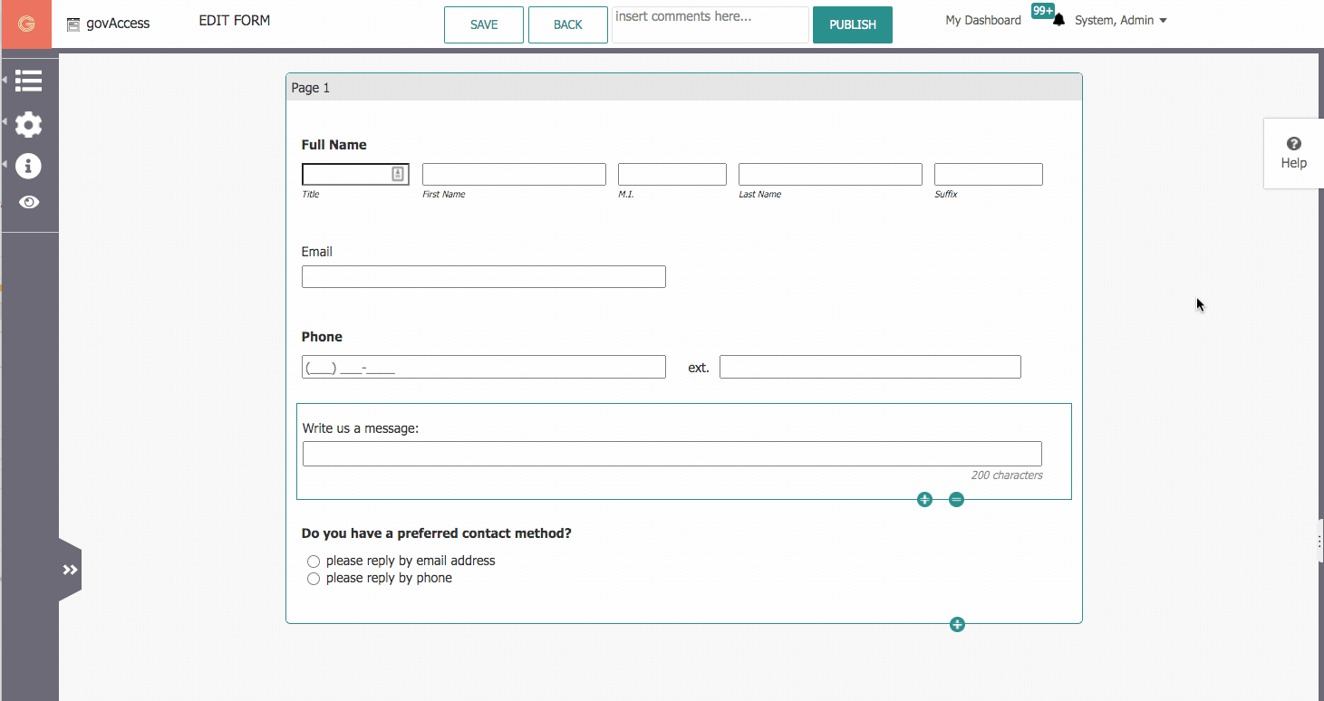 Lesson 2: How do I build my first form? | Granicus Support