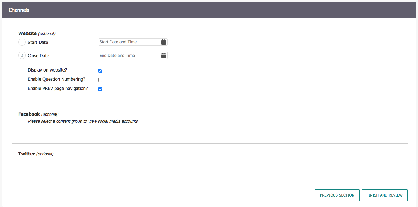 Forms Detail View | Granicus Support