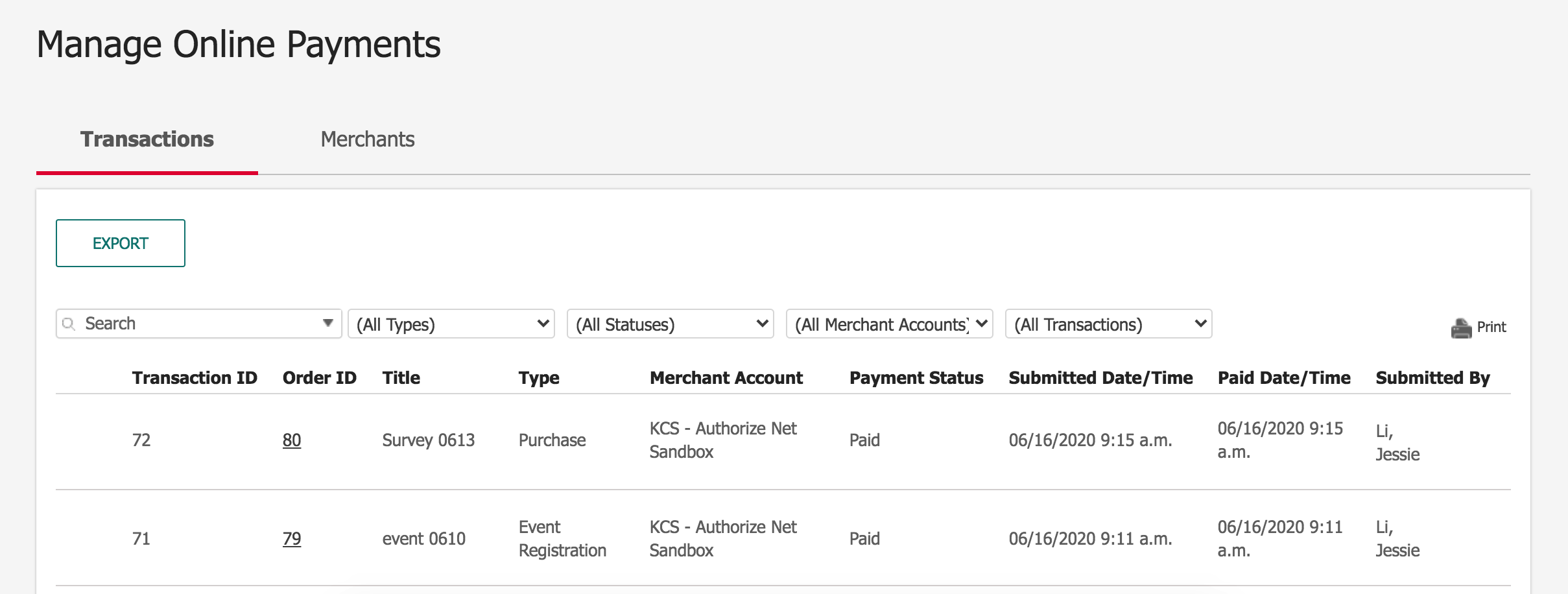 Online Payment | Granicus Support