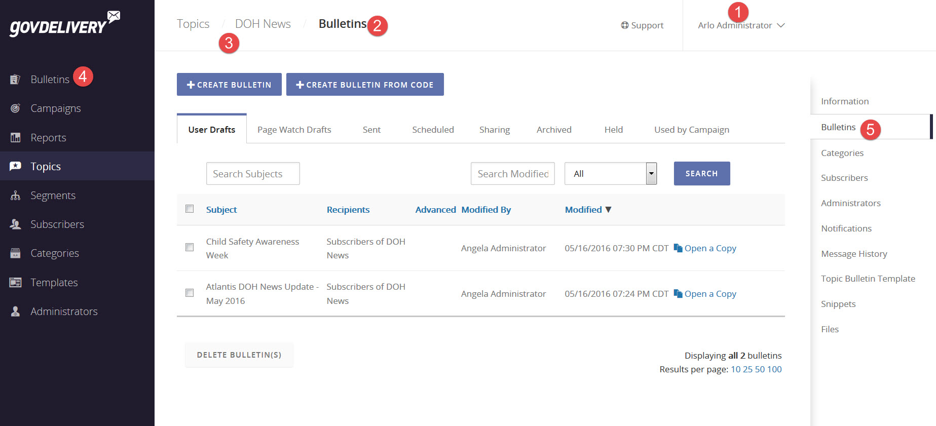 Getting Started in govDelivery | Granicus Support