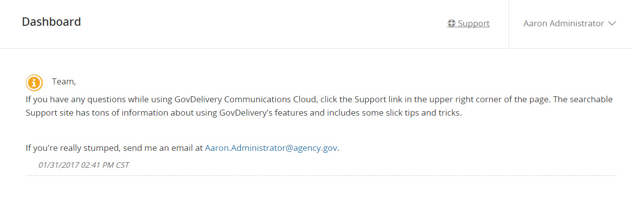 Getting Started in govDelivery | Granicus Support