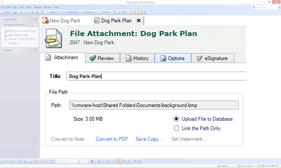 IQM2 Agendas & Minutes: Adding Attachments | Granicus Support