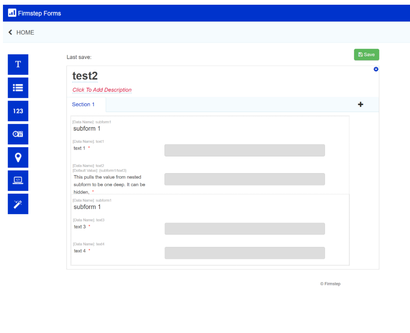 Nested Subforms | Granicus Support
