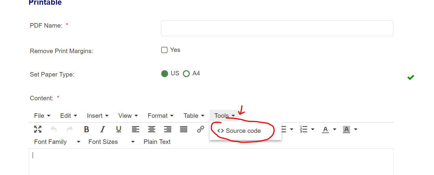 Creating a PDF of a Form | Granicus Support