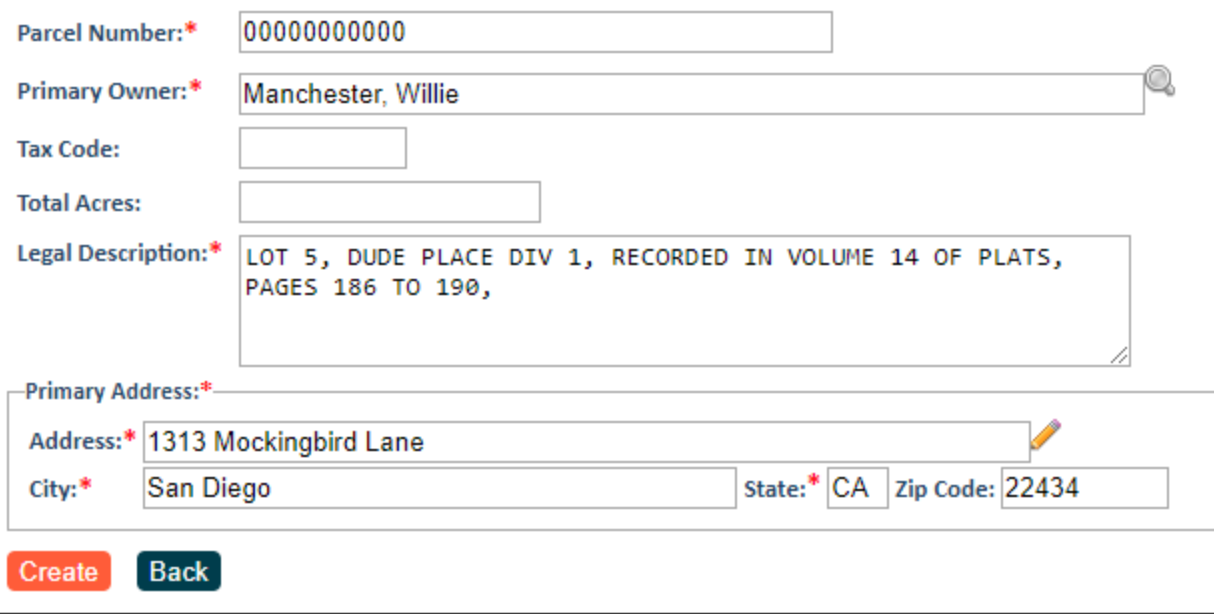 Create a Parcel | Granicus Support