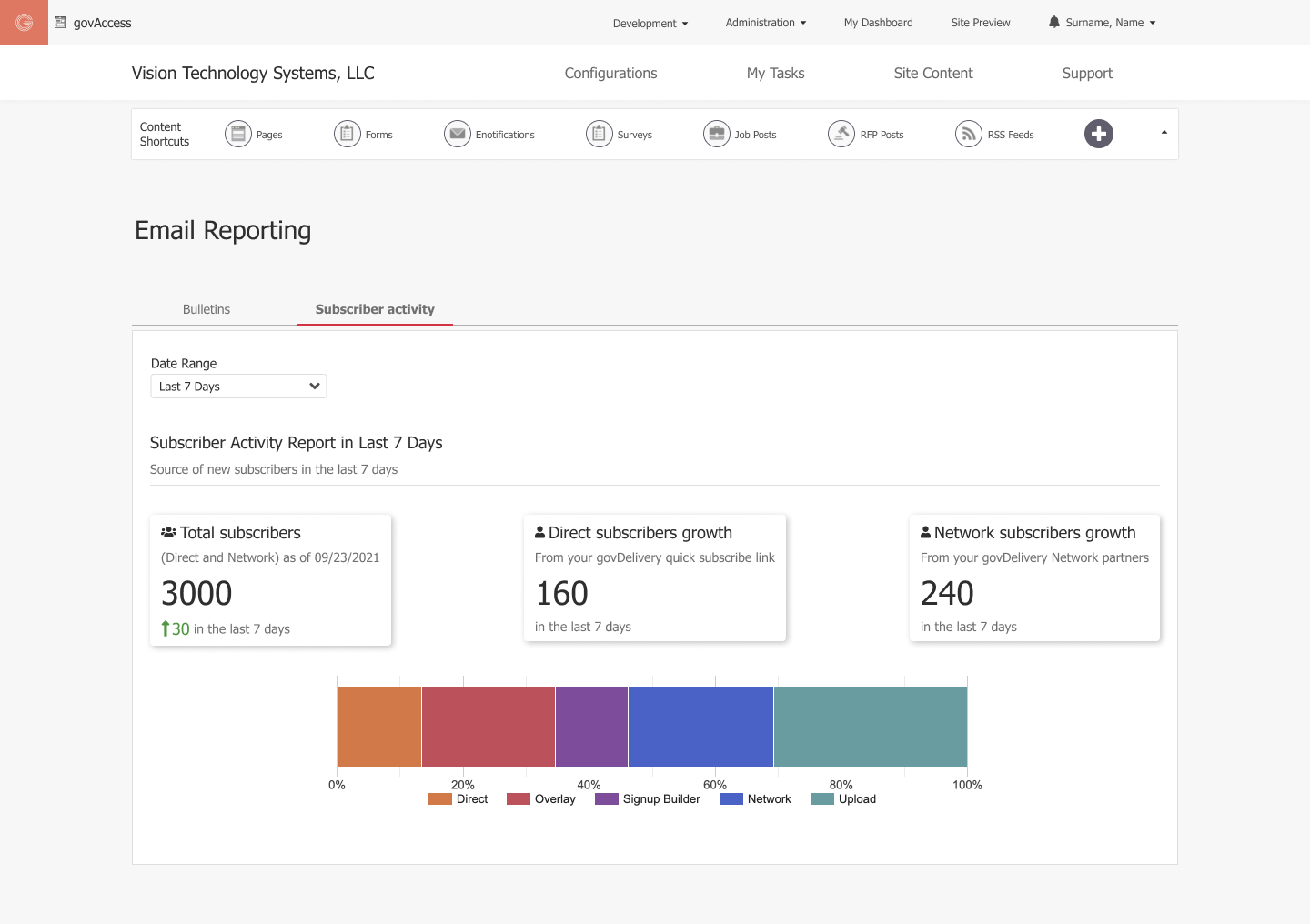 Email Reporting | Granicus Support