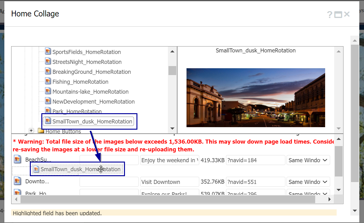 How to Update Home Slideshow Widgets | Granicus Support
