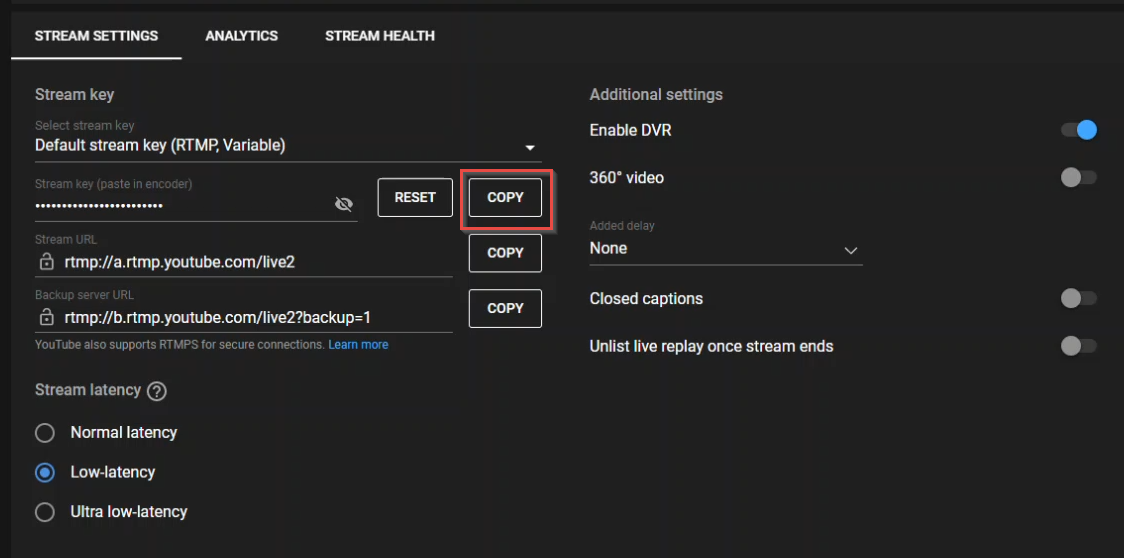 Live Stream Simulcast | Granicus Support