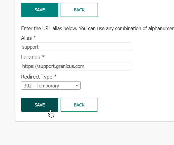 How to Create a Friendly URL Redirect | Granicus Support