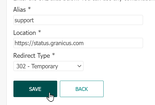How to Create a Friendly URL Redirect | Granicus Support