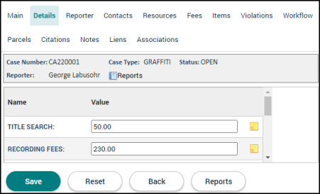 Code Enforcement: Details Tab | Granicus Support