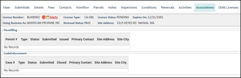 Licensing: Associations Tab | Granicus Support