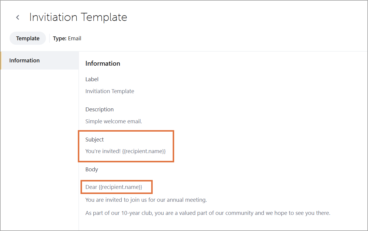 Defining and Using Template Merge Tags | Granicus Support