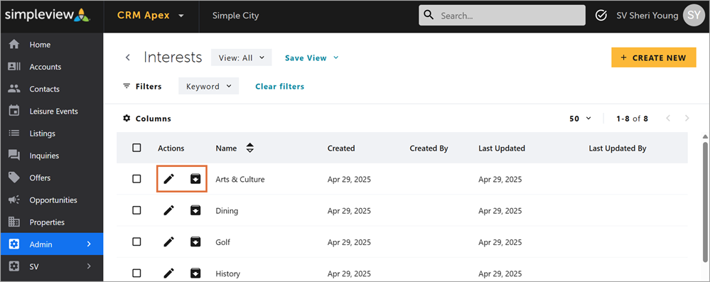 Admin Dropdowns | Granicus Support