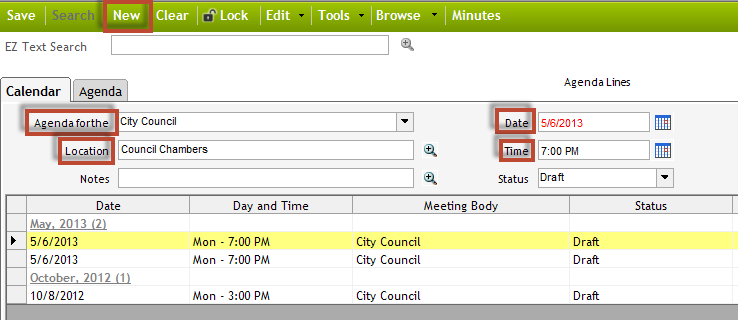 Generating an Agenda in Legistar | Granicus Support