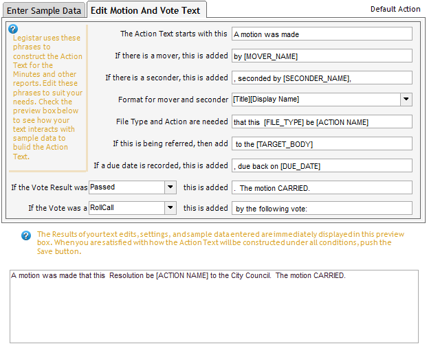 Action Text | Granicus Support