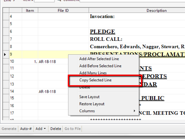 Legistar Quick Guide: Generating an Agenda | Granicus Support