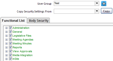 Viewing and Creating Security Groups | Granicus Support
