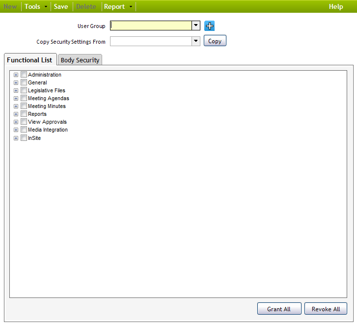 Viewing and Creating Security Groups | Granicus Support
