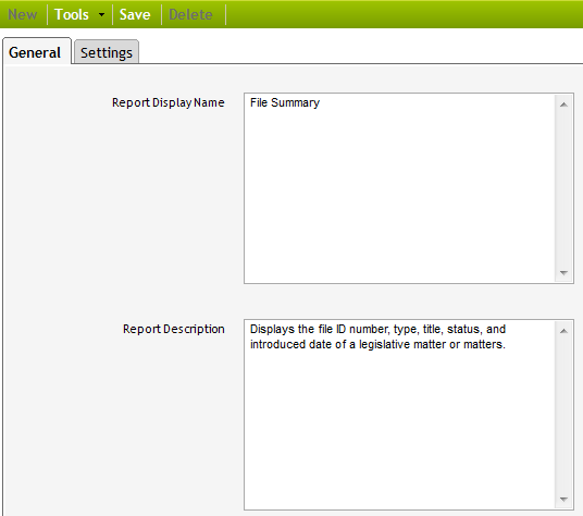 Setting Up the File Summary Report | Granicus Support
