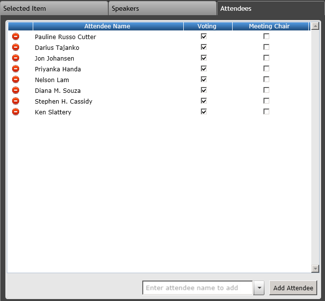 Adding Attendees | Granicus Support
