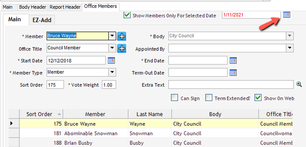 Recording Attendance in Legistar Minutes | Granicus Support
