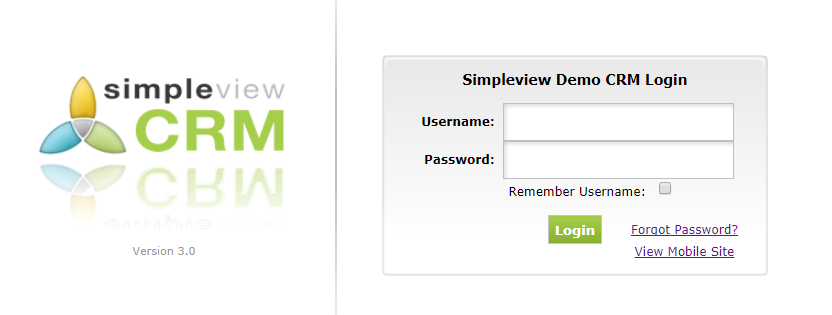 Logging Into Your Simpleview CRM | Granicus Support