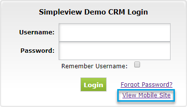 Logging Into Your Simpleview CRM | Granicus Support